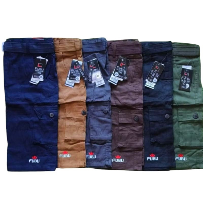 Assorted Brand Same Color Cargo Six Pocket Shorts for Men | Shopee ...