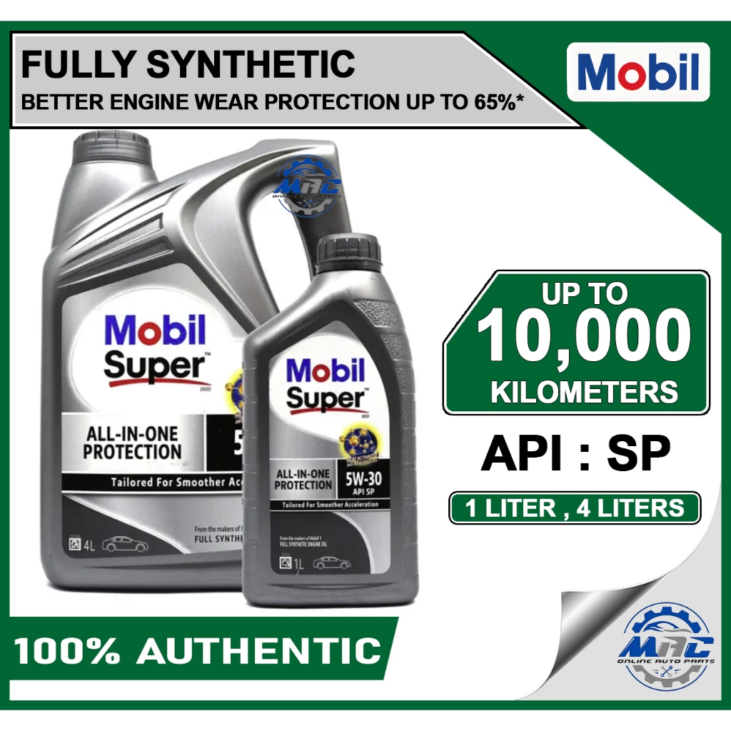 Mobil Super 5W30 All in One Protection Gasoline Oil 5 Liters , 4 Liters ...