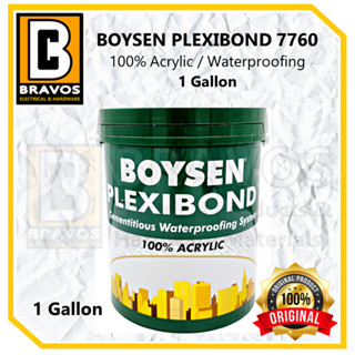 BOYSEN Plexibond 4 Liters Waterproofing 7760 4L L Flexibond Gallon Waterproof Paint Cement ...