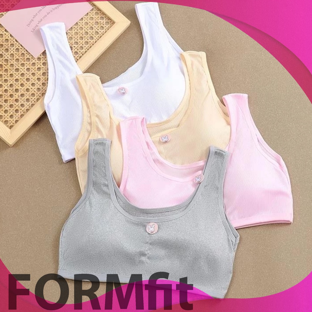 FORMfit: Kids Girls Innerwear Baby Bra Cotton Teenagers W/foam 8-12 ...
