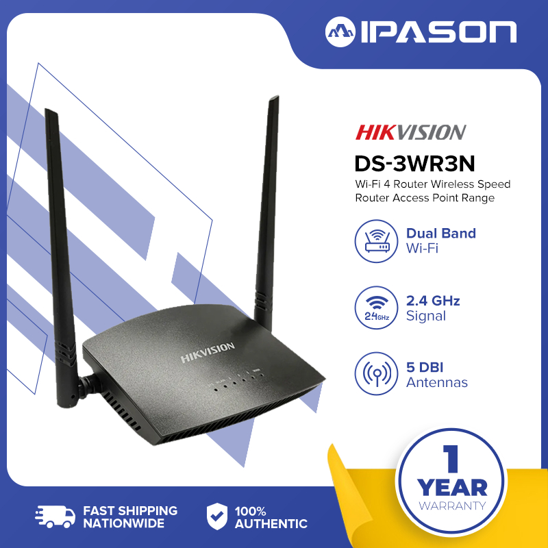 Hikvision DS-3WR3N WiFi 4 Router | Wireless Speed Router | Access Point ...
