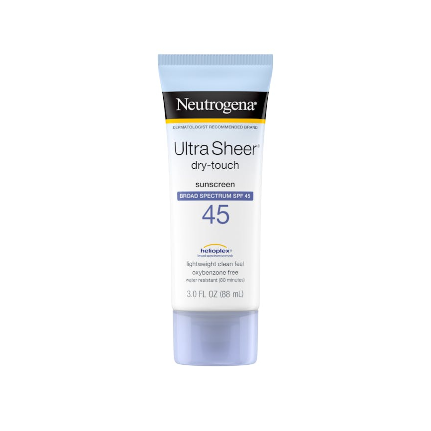 Neutrogena Ultra Sheer Dry-Touch Broad Spectrum SPF 45 Water Resistant ...