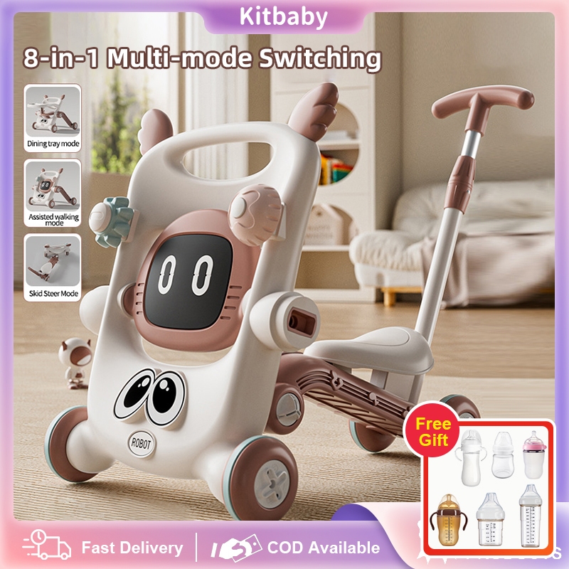Baby Walker 8 In 1 Boy Girl Foldable Portable Multifunctional Trolley ...