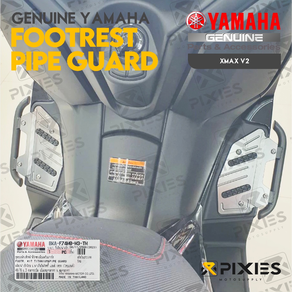 YAMAHA GENUINE PIPE GUARD FRONT CRASH GUARD FOR XMAX 300 V2 | Shopee ...