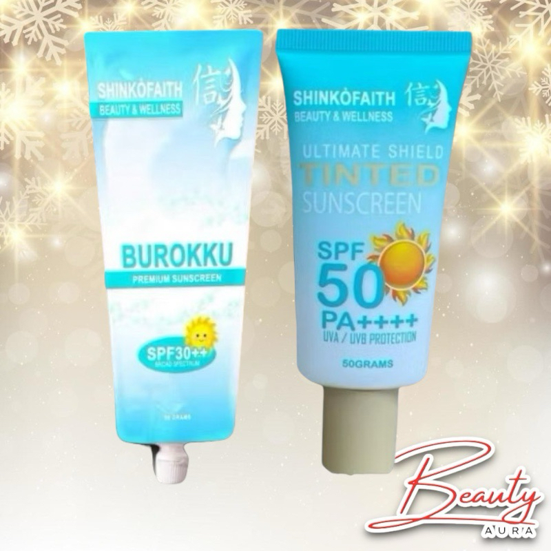 Burokku Premium Suncsreen and Tinted Sunscreen by ShinkoFaith Shinko ...