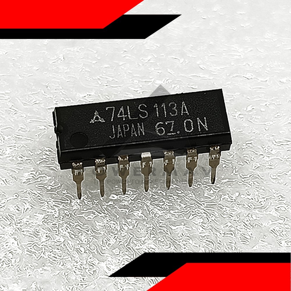 74ls113 74113 dip ic 74ls113 digital logic IC three independent 3-input ...