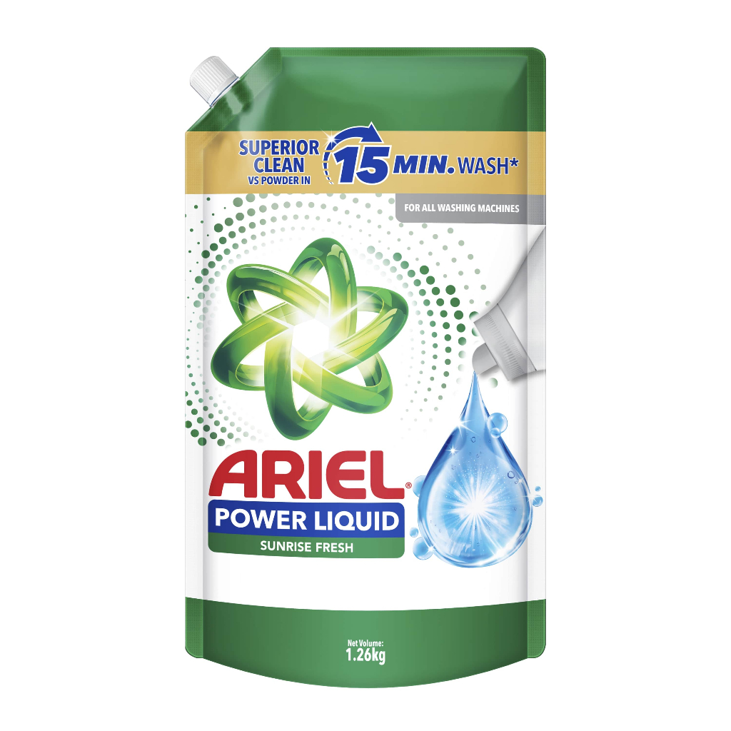Ariel Power Liquid 1.26kg Refill Sunrise Fresh | Shopee Philippines