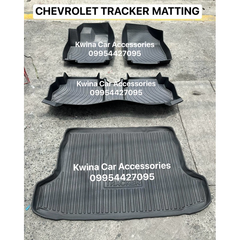 CHEVROLET TRACKER DEEP DISH MATTING AND TRACKER TRUNK TRAY | Shopee ...