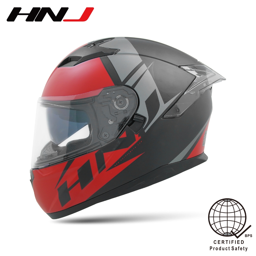 HNJ 983 Full Face Helmets for Motorcycle Dual Visor For unisex With ...