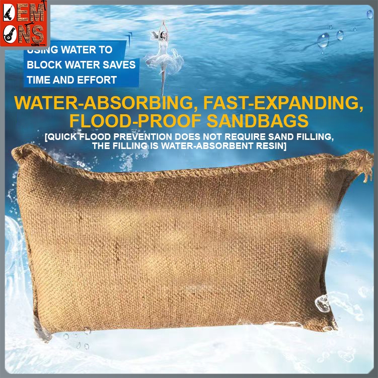 60*40cm Flood Bag Water Barrier Lightweight Reusable The Sand-Free ...