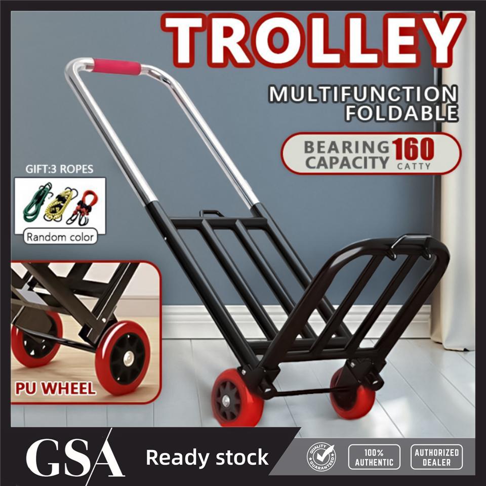 Trolley Cart Multifunction Foldable Shopping Cart Folding Luggage ...