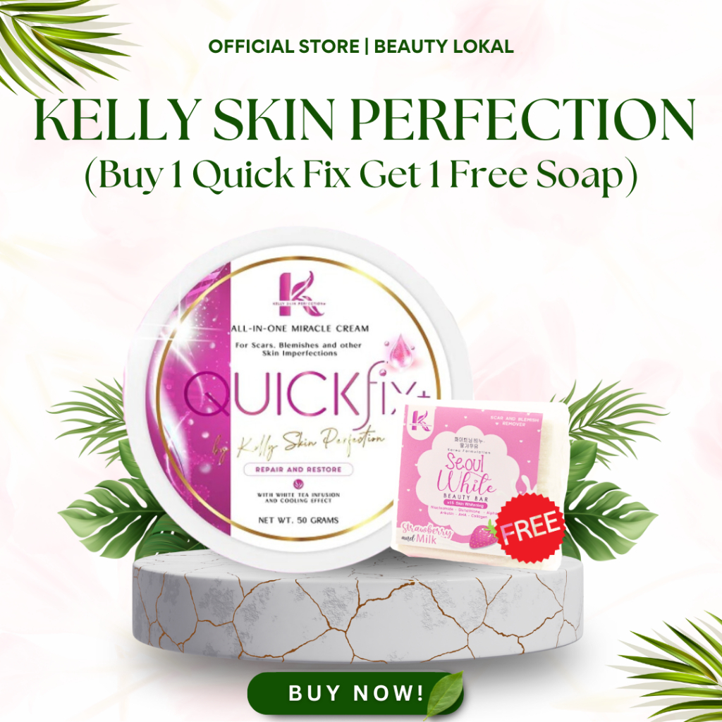 Kelly Skin Perfection Quick Fix with 1 FREE Seoul White Beauty Bar Sets ...