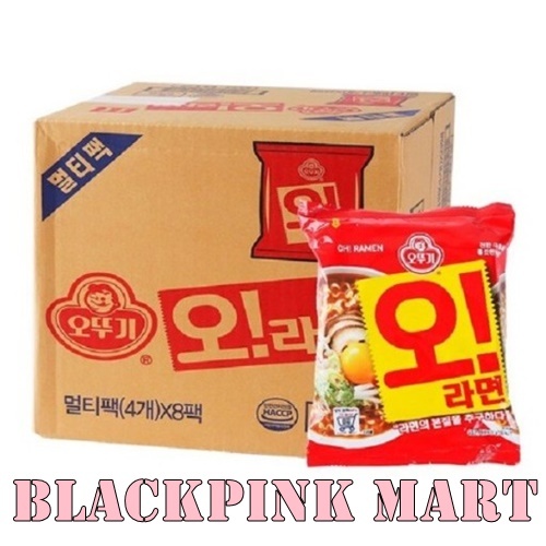 OTTOGI O-RAMYEON 125G 1 BOX (32PCS) BLACKPINK MART | Shopee Philippines