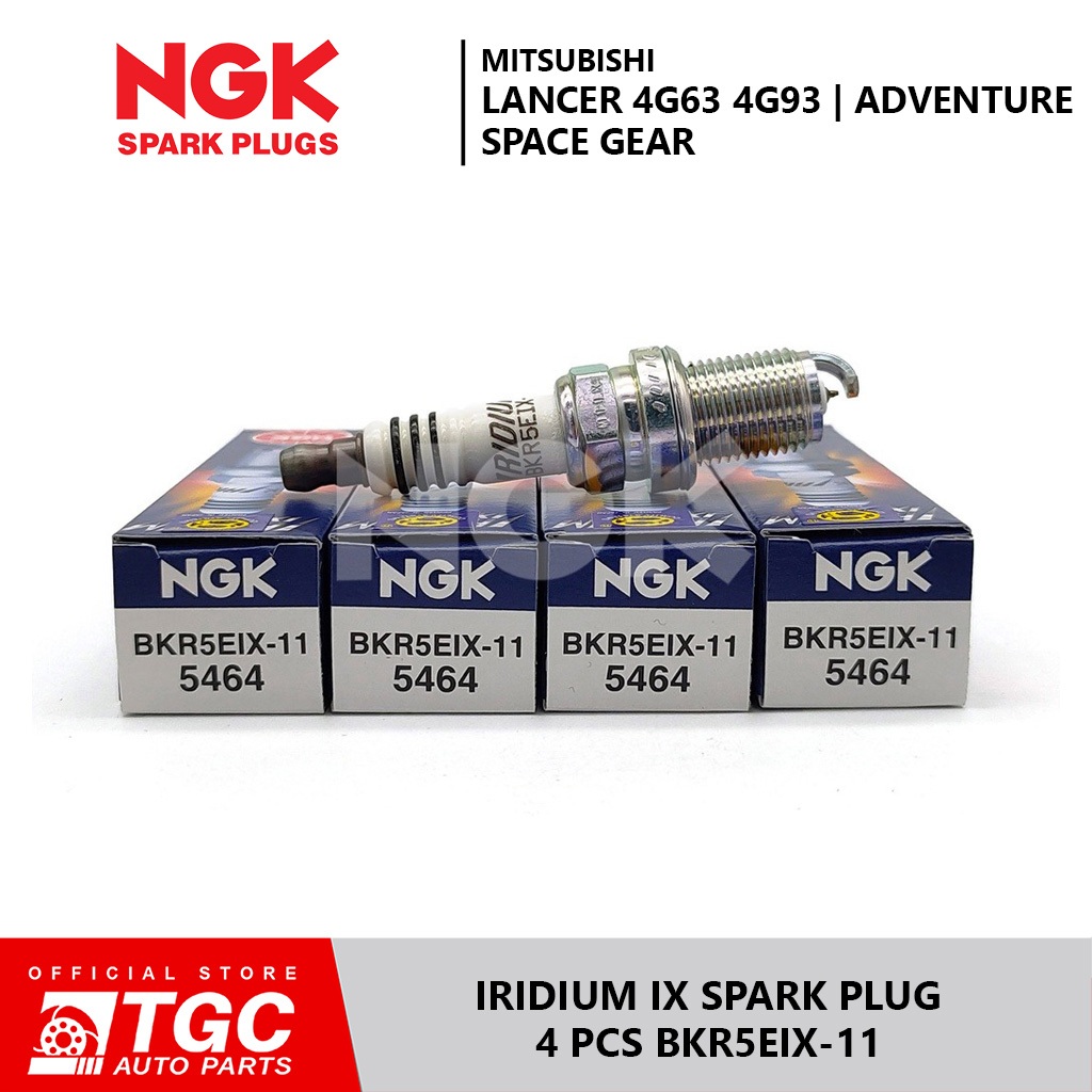 NGK BKR5EIX-11 Iridium IX Spark plug Mitsubishi Lancer 4G63 4G93 / Adventure Space Gear Exceed ...