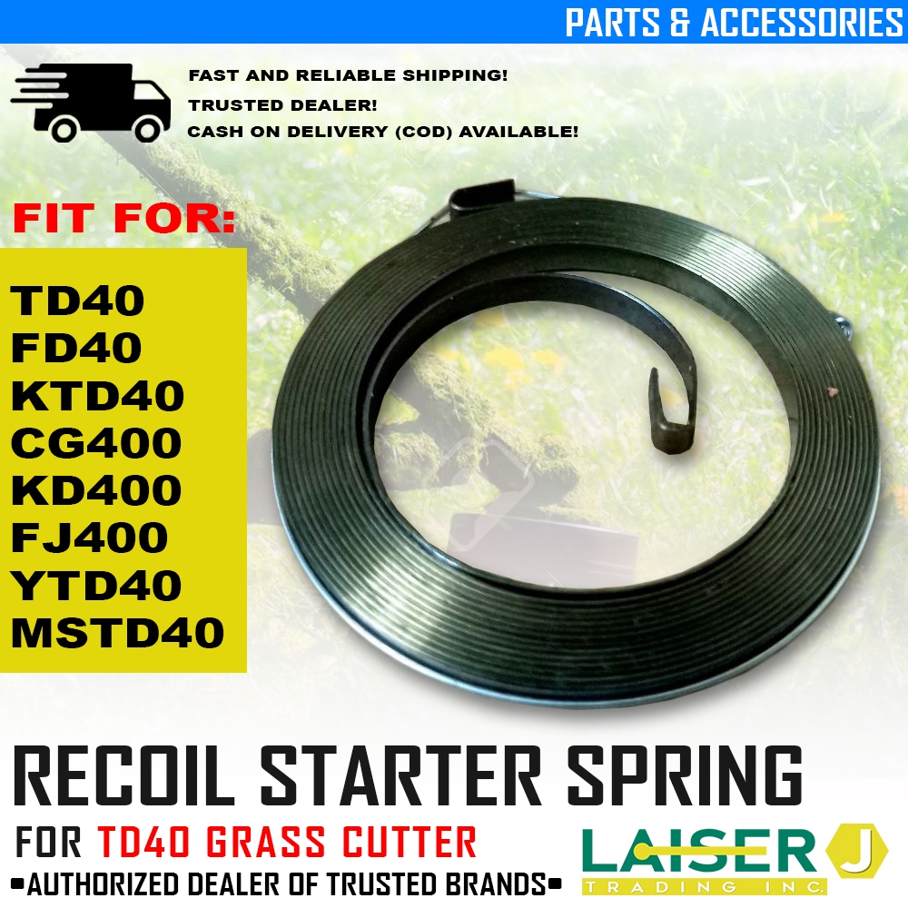 Rewind Spring for Starter Motor / Recoil for TD40 Grass Cutter 2Stroke ...