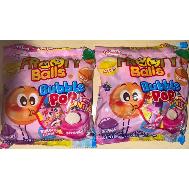 Frooty Balls Bubble Pop, sold per 40 pcs pack | Shopee Philippines