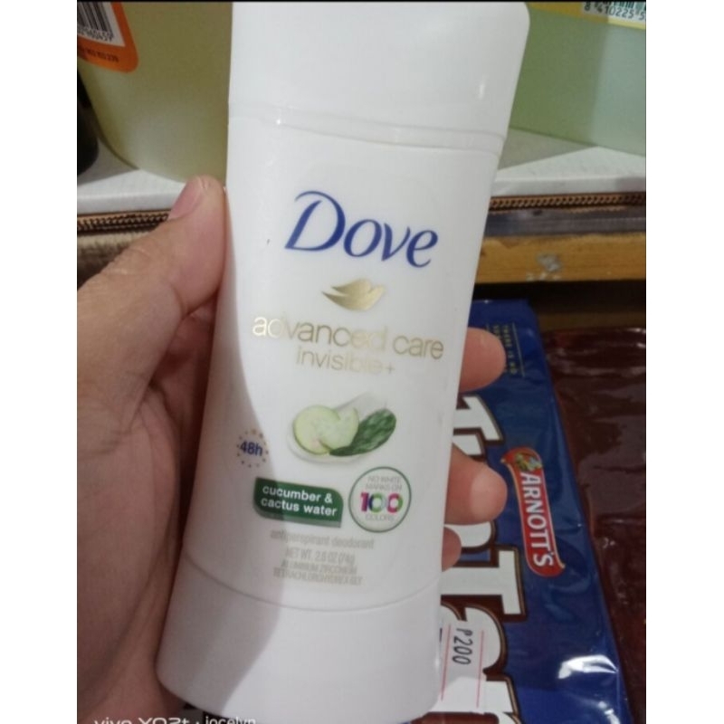 Dove cucumber and cactus water antiperspirant deodorant 74g | Shopee ...