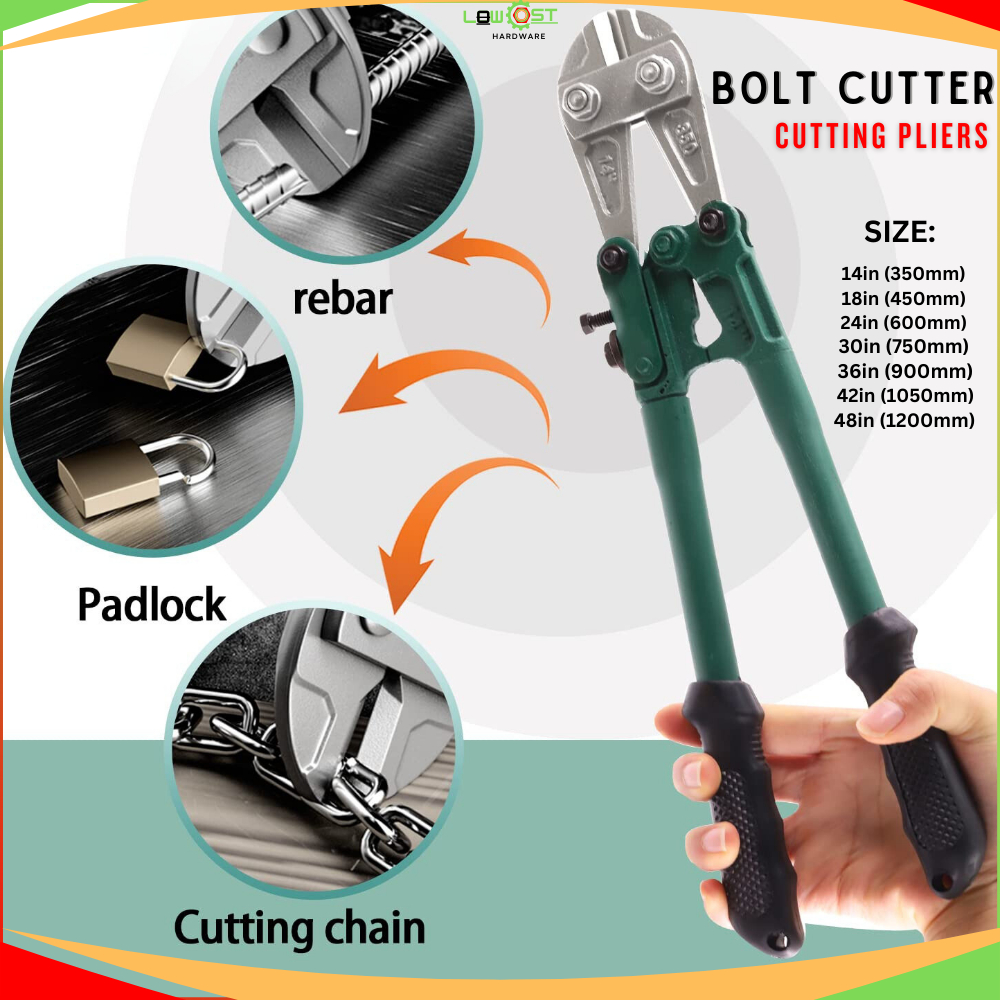 Bolt Cutter Heavy Duty Pure Steel Forging /Wire Cutter/Clipper Cutter ...