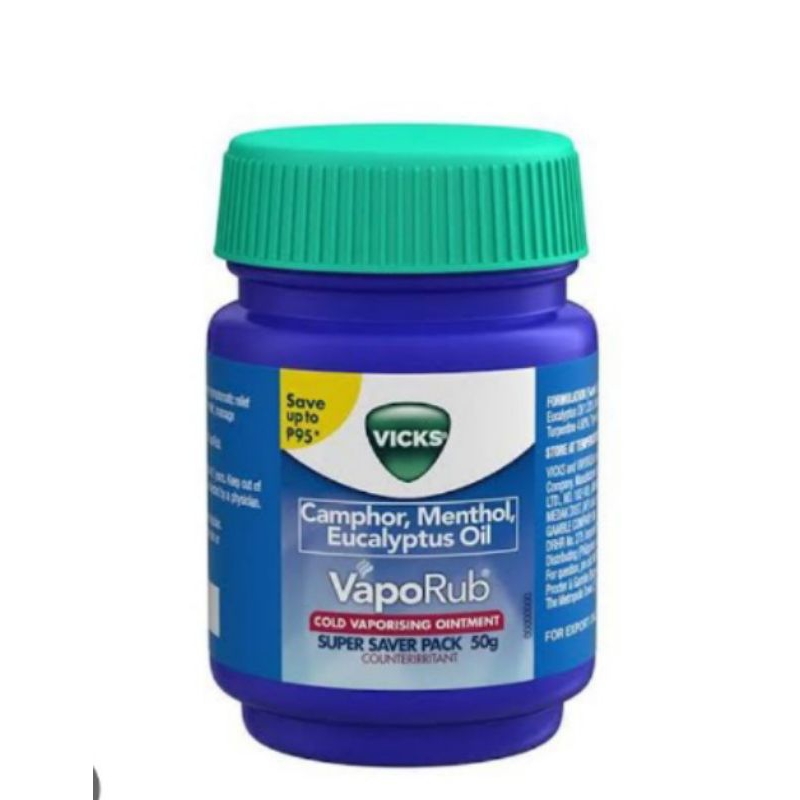 Vicks vaporub super saving pack 50g | Shopee Philippines