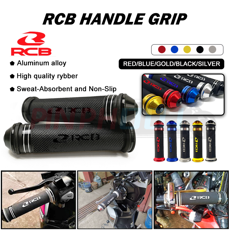 RCB Handle Grip Motorcycle Racing Boy Universal Handle Grip HG55 Alloy ...
