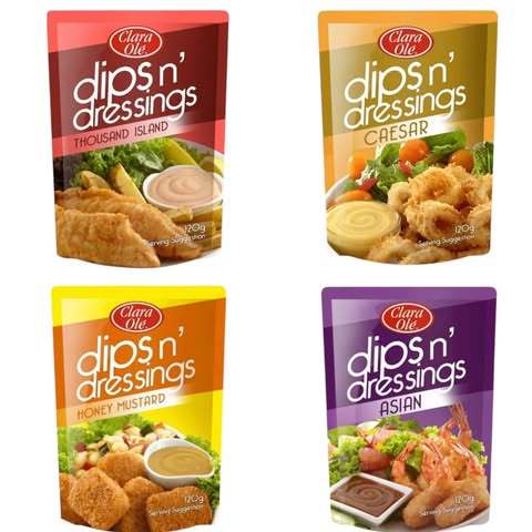 Clara Ole Dips n’ Dressing 120g in 4 Variants | Shopee Philippines