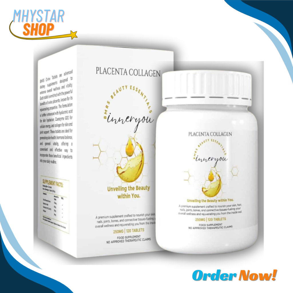 ORIGINAL AND EFFECTIVE BMRS PLACENTA COLLAGEN INNER YOU TABLETS ( 120 ...