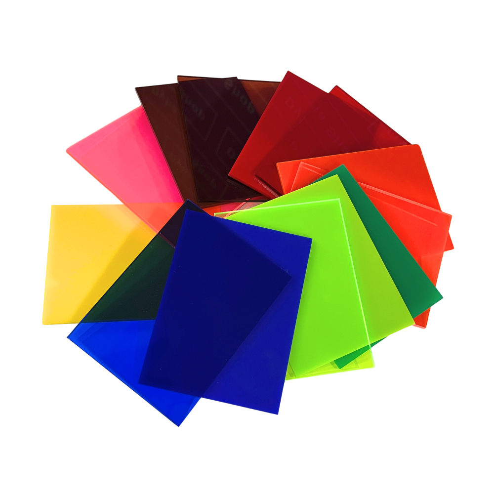 Colored Acrylic Sheets Plexiglass [3mm Thick] Precut Colorful ...