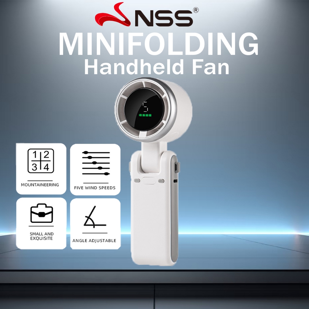 NSS High Speed Turbo MiniFan for Office Desktop Silent Protection USB ...