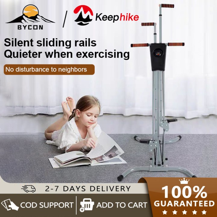 Vertical Climbing Machine Stair master Climber Stepper 5 gear LED ...