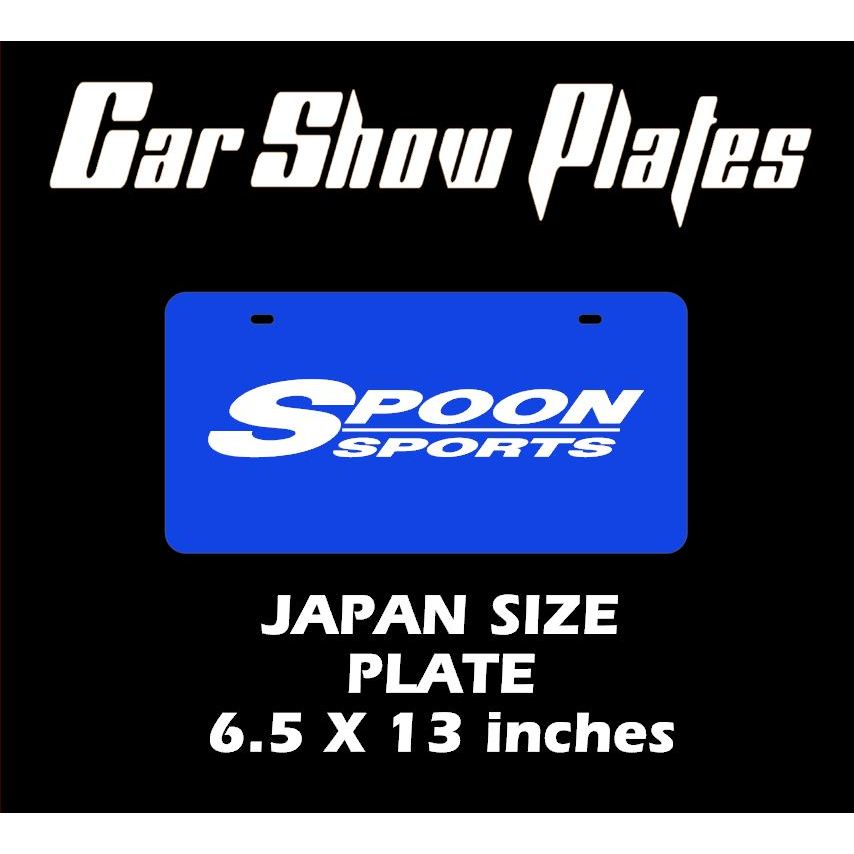 SPOON SPORTS CAR SHOW PLATES CAR DESIGN PLATE ACCESORIES ACRYLIC SHEET ...