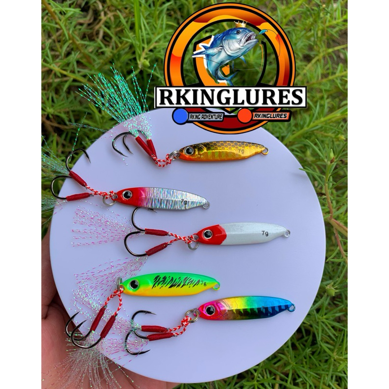 Micro jig 7g/10g/15g with double assist hooks | Shopee Philippines