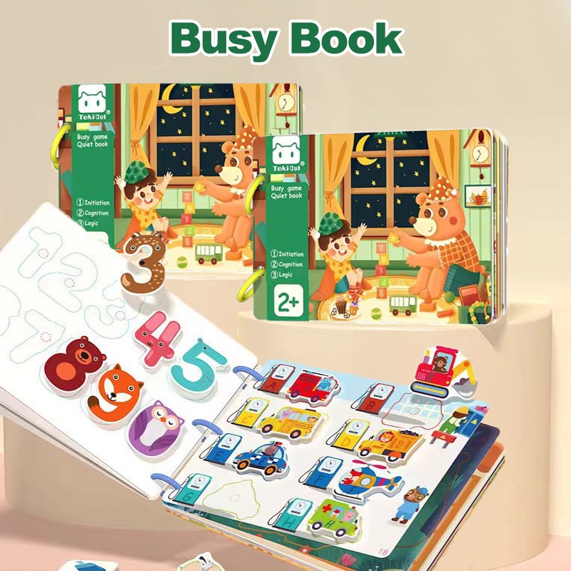 Toddler Travel Toys Montessori Activities Early Learning Baby Quiet ...