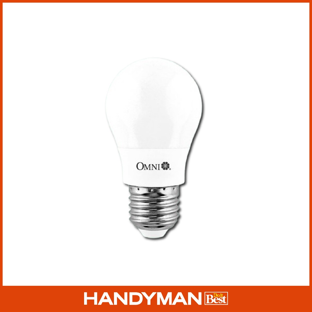 Omni LED Lite A60 Bulb E27 Base 9 Watts Daylight (LLA60E27-9W-DL ...
