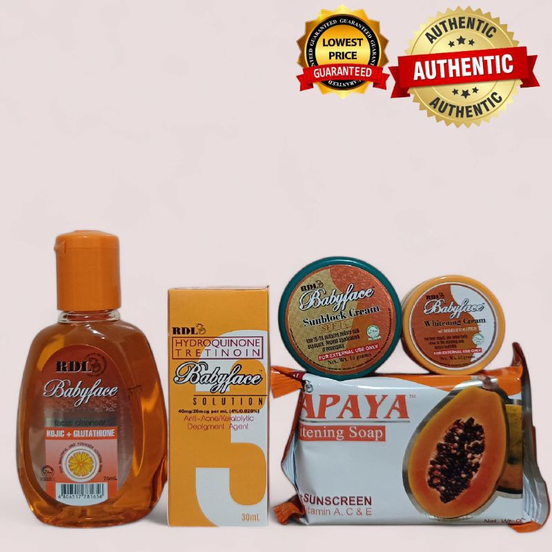 RDL PAPAYA SET WITH KOJIC+GLUTA CLEANSER Budget Pack | Shopee Philippines