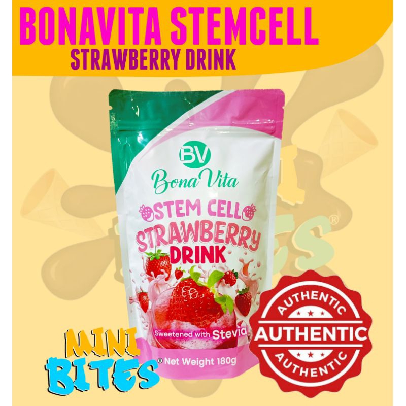 BONAVITA STEM CELL STRAWBERRY DRINK | Bona Vita | 8-in-1 Coffee/Choco ...