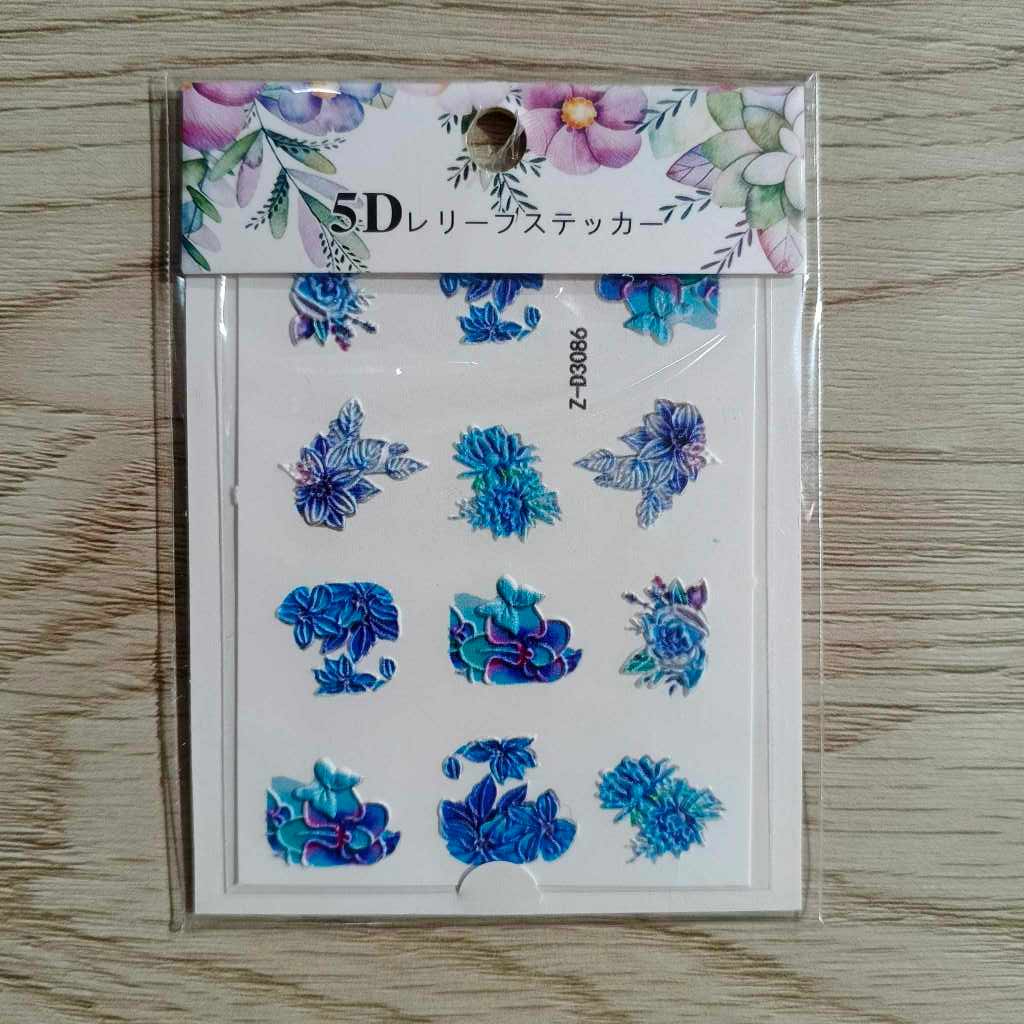 5D Nail Sticker for Nail Art ZD3086 | Shopee Philippines