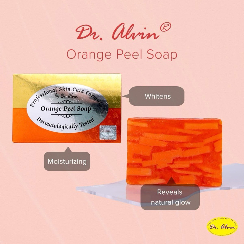 Dr. Alvin Orange Peel Soap 135g | Shopee Philippines