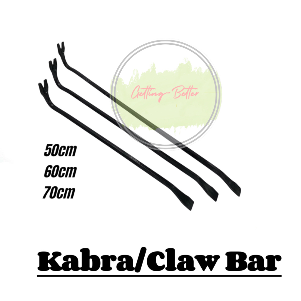 Cabra/ Metal Black Crow Bar Pulling Spikes Nail Remover | Shopee ...