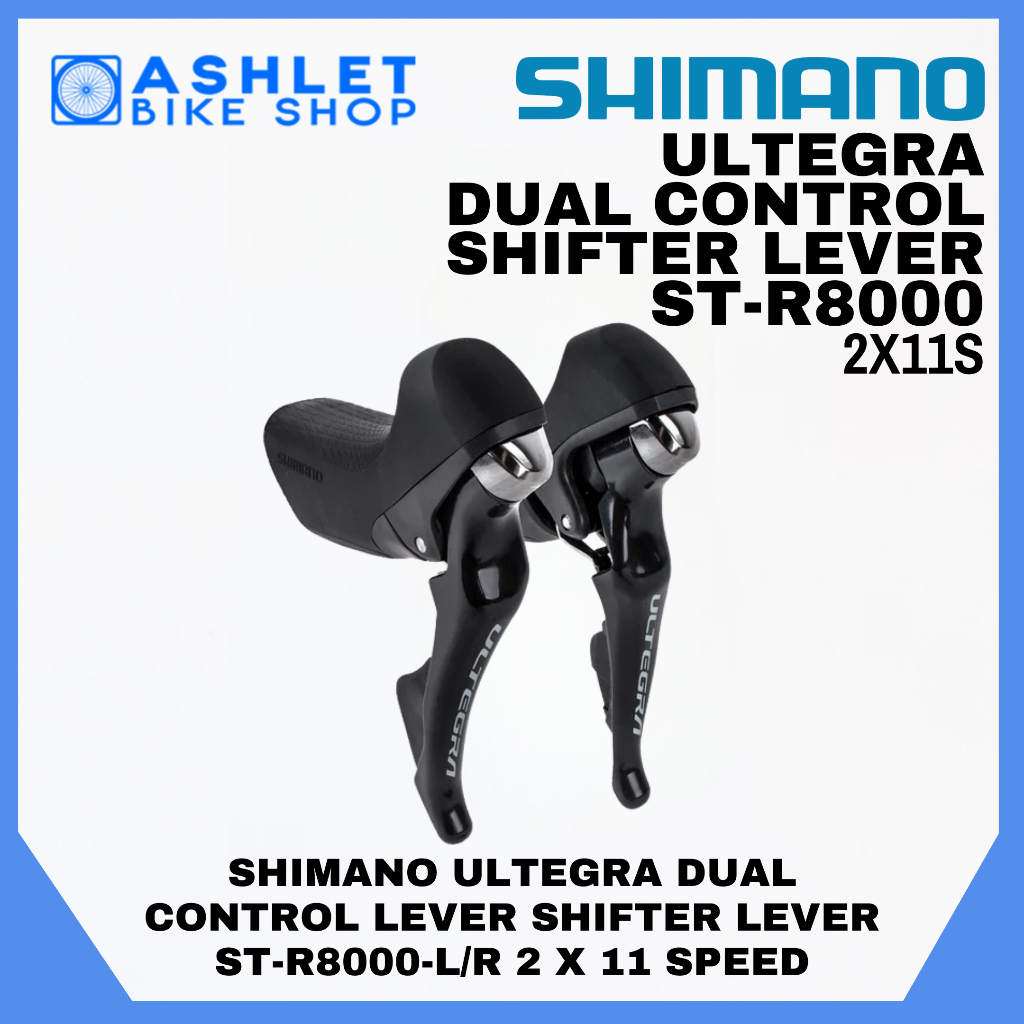 ORIGINAL SHIMANO ULTEGRA ST-R8000 L/R Dual Control STI Shifter Lever ...