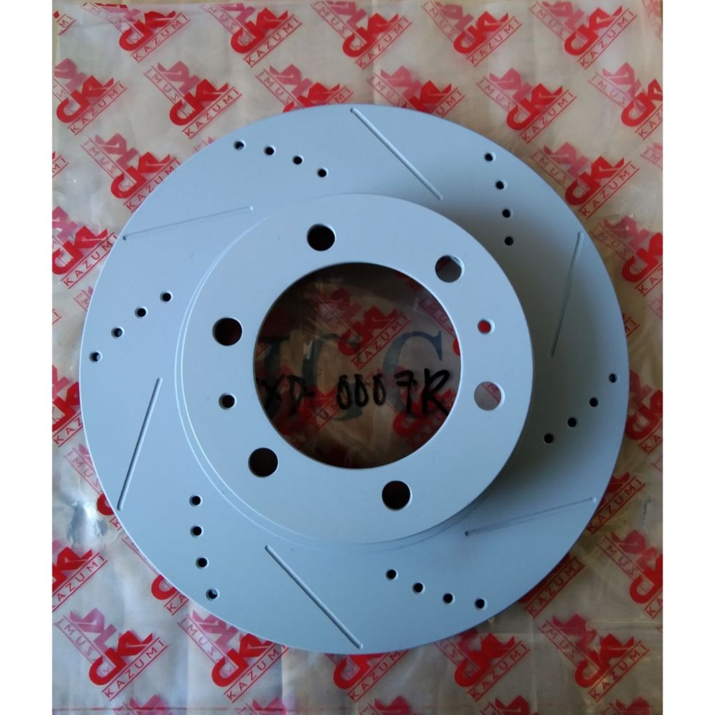 CROSS DRILLED Toyota Fortuner/Hilux 2016-2023 4X4 319MM FRONT Rotor ...