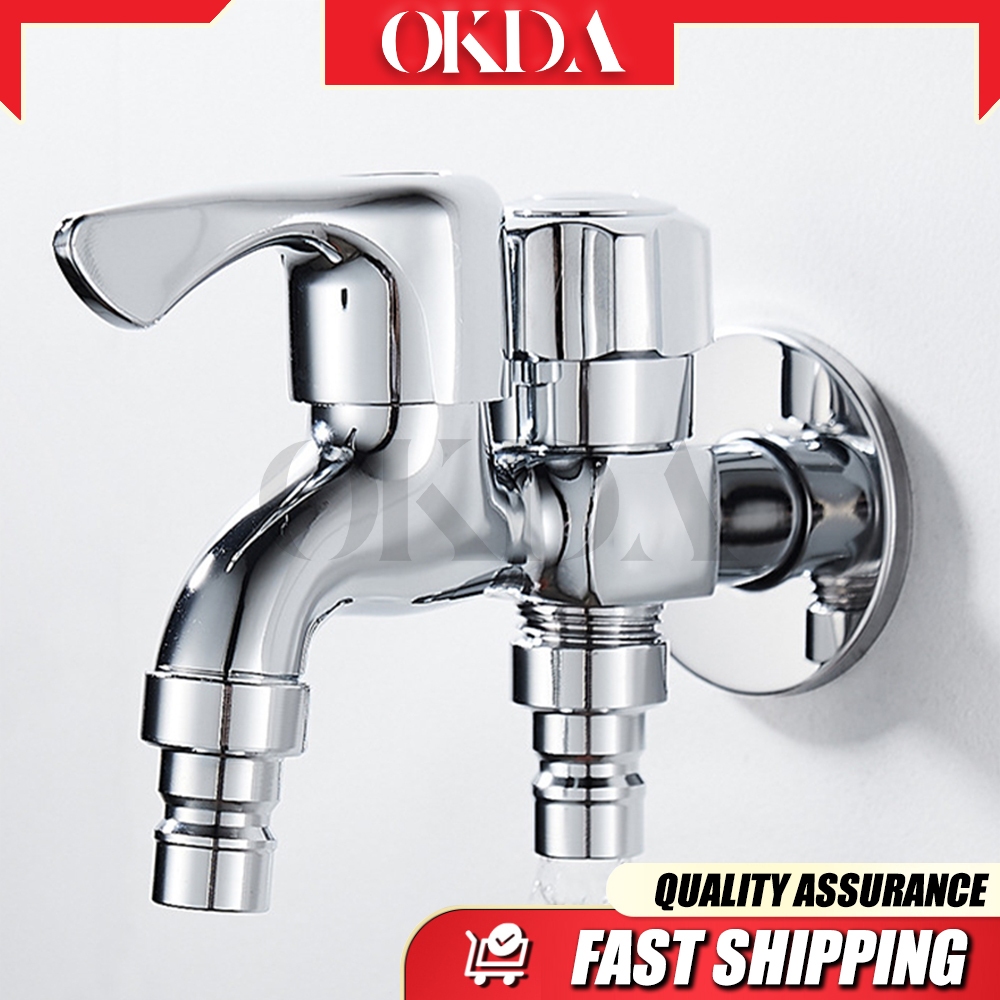 OKDA Best Two Way Faucet 304 Stainless Steel Dual Function Tap Faucet ...