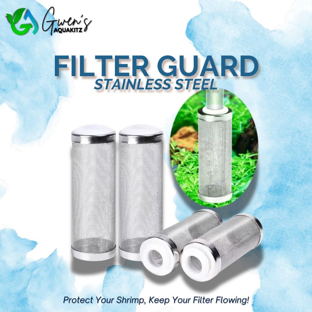 Aquarium Filter Guard Stainless Steel | Protect Mini Shrimp & Prevent ...