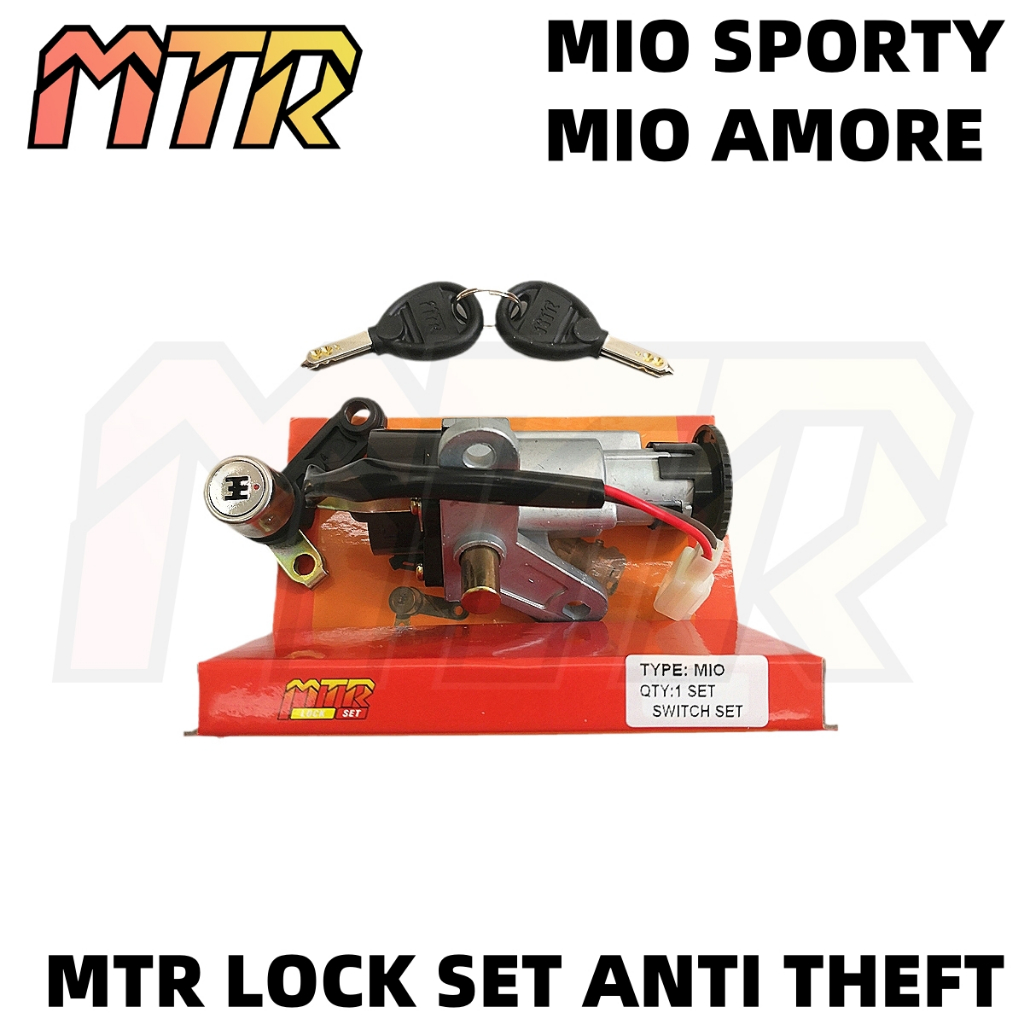 MTR Brand Mio Sporty Mio Amore Lock Set Ignition Switch Set Anti Theft ...