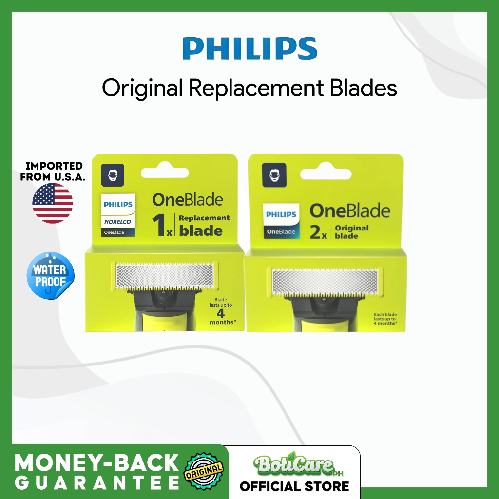 Original Philips Norelco OneBlade 360 Replacement Blades - Fits All ...