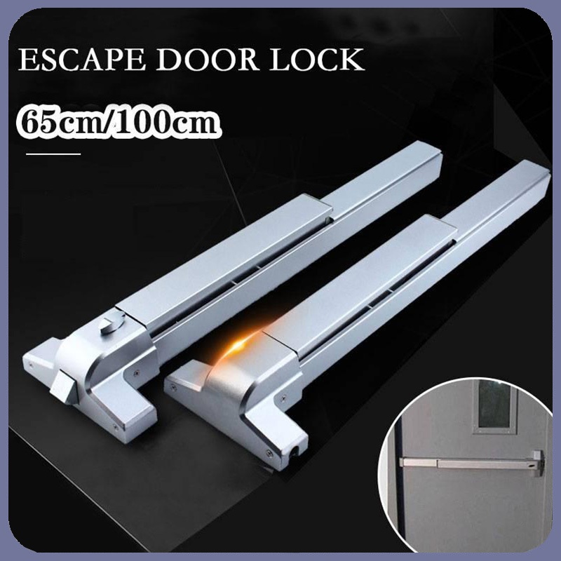 65CM/100CM Stainless Steel Security Escape Fire Rated Push Type Rim ...