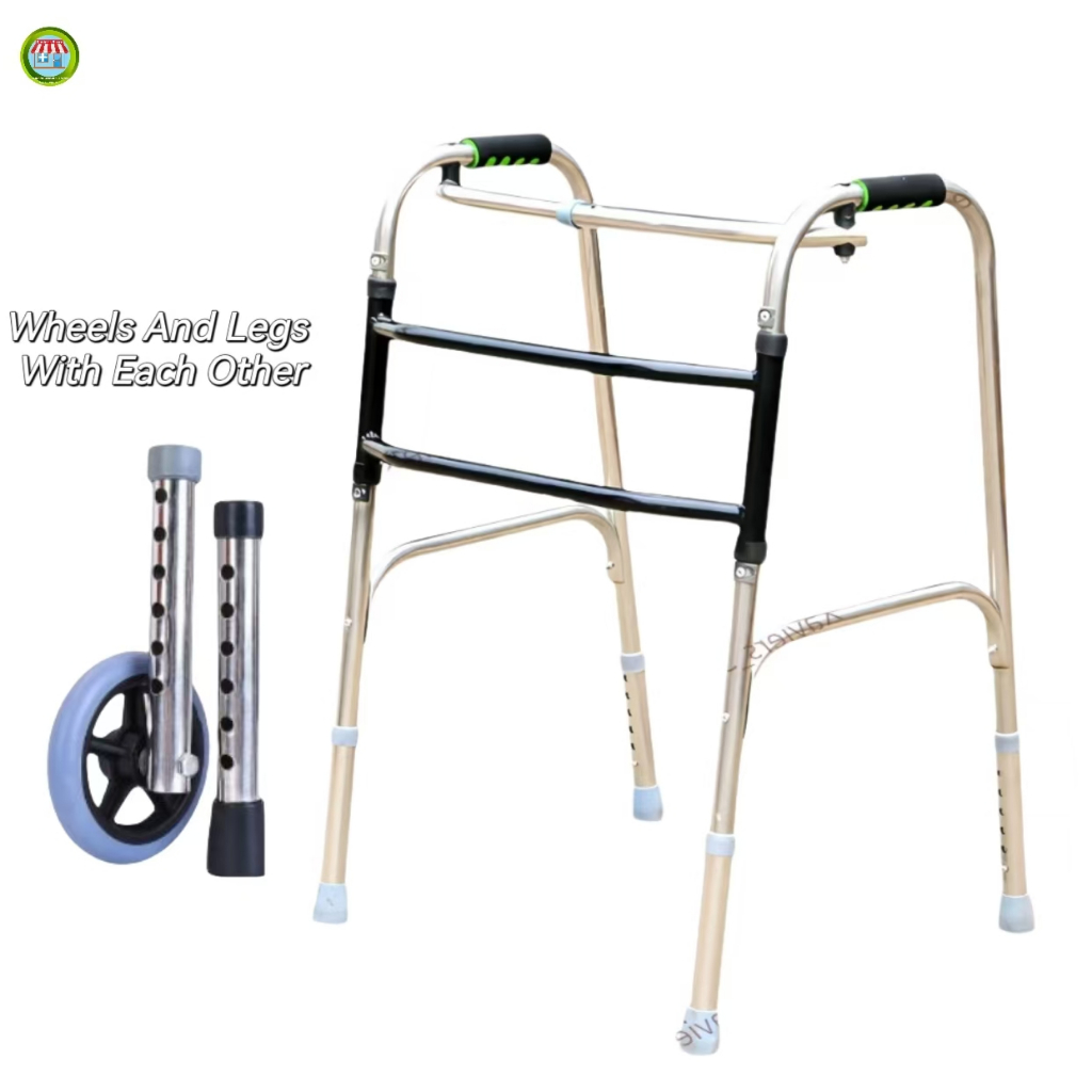 Adult walker Stainless steel walker crutch cane stick tungkodthe for ...