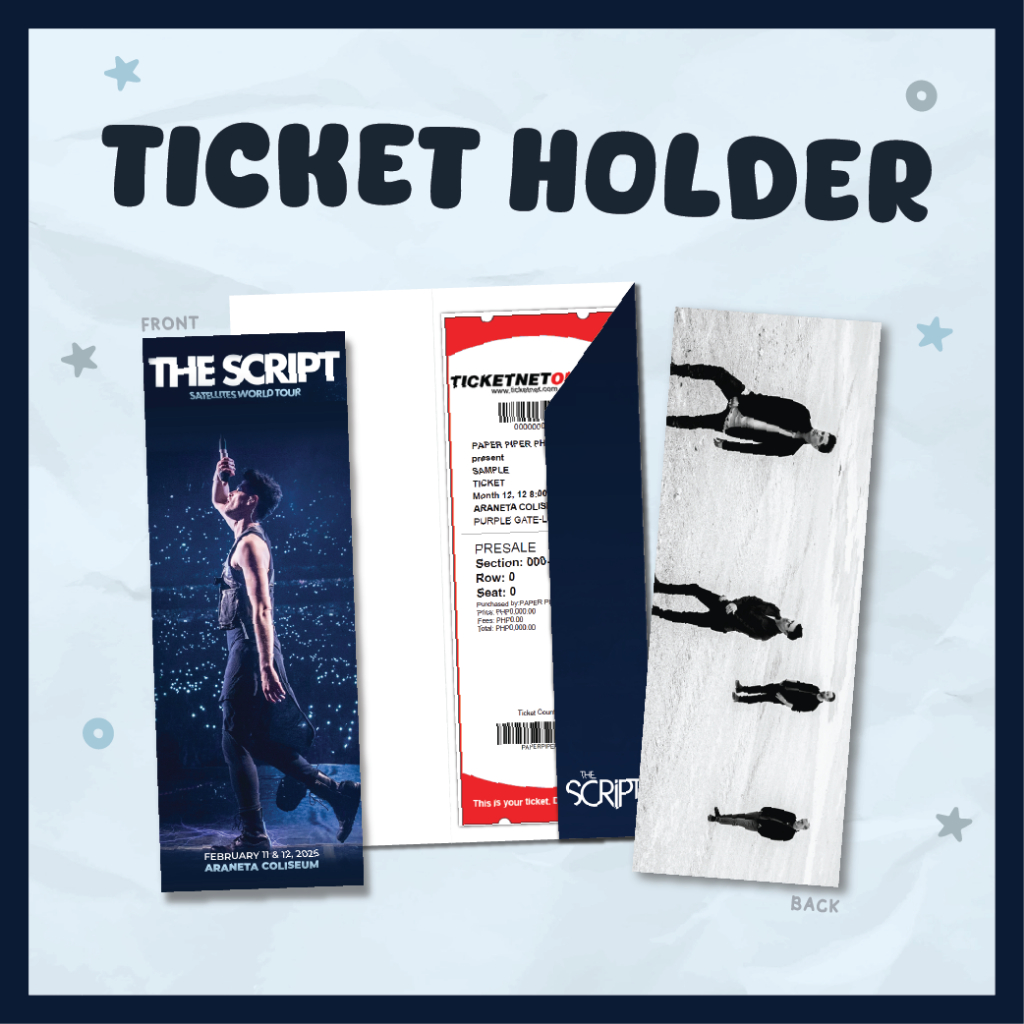 SCRATCHPROOF The Script Satellites World Tour in Manila 2025 Ticket ...