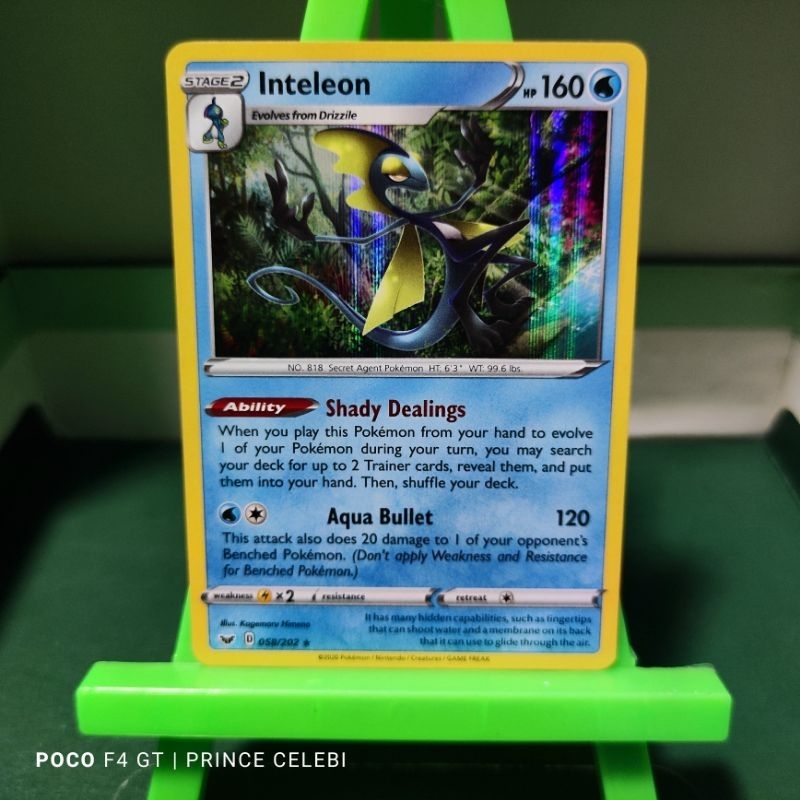 Pokemon TCG - Inteleon (H) | Shopee Philippines