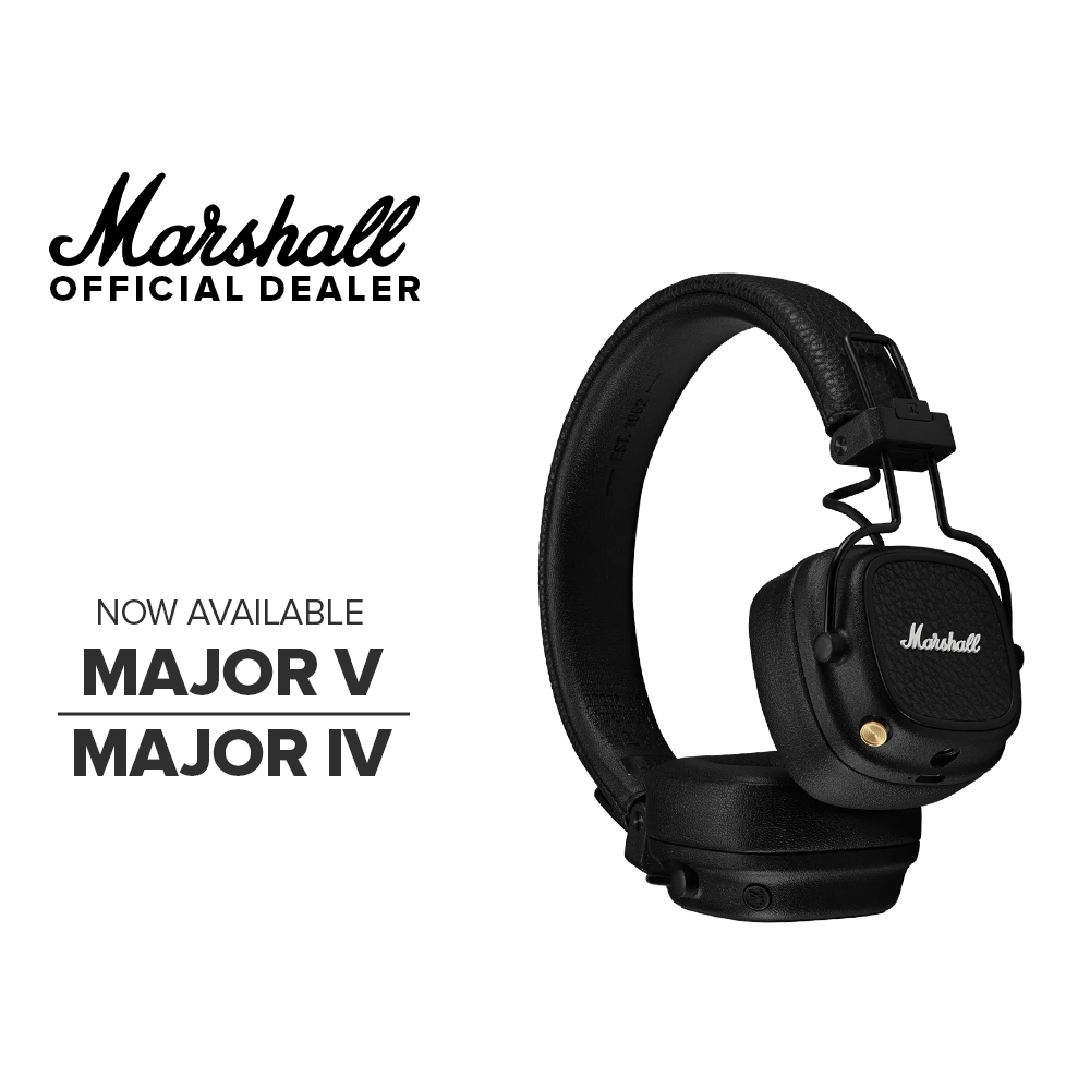 Marshall Major IV / Major V - iconic headphones with 80+ solid hours of ...