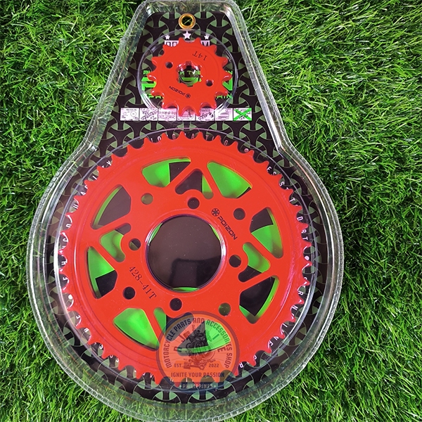 CHAIN & SPROCKET SET RAIDER 150 2in1 41T/14T 428H*132L | Shopee Philippines
